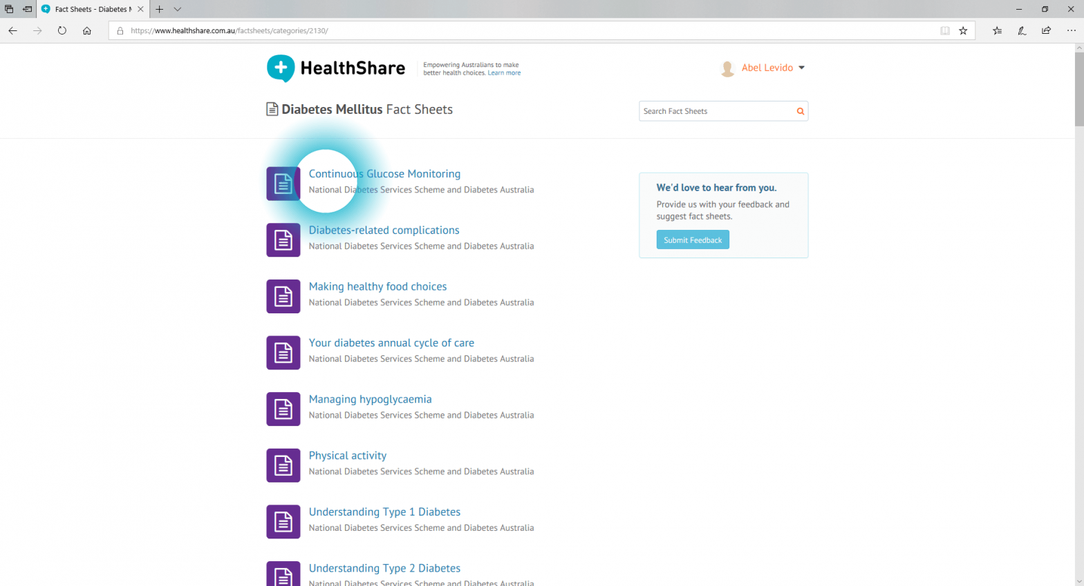 How to Guide: FactSheets by HealthShare on HealthShare.com.au