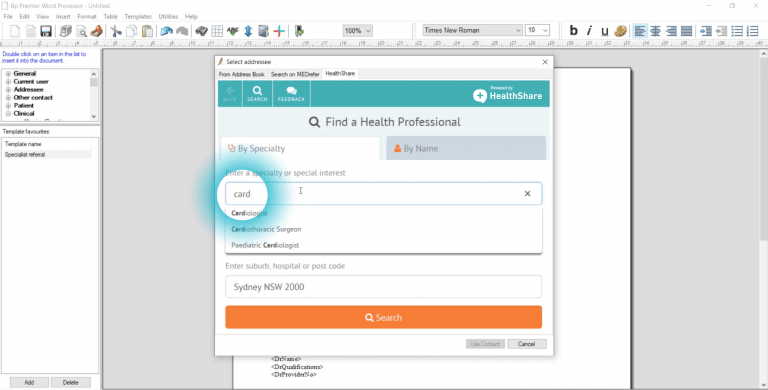 How to Guide: Referrals by HealthShare in Best Practice