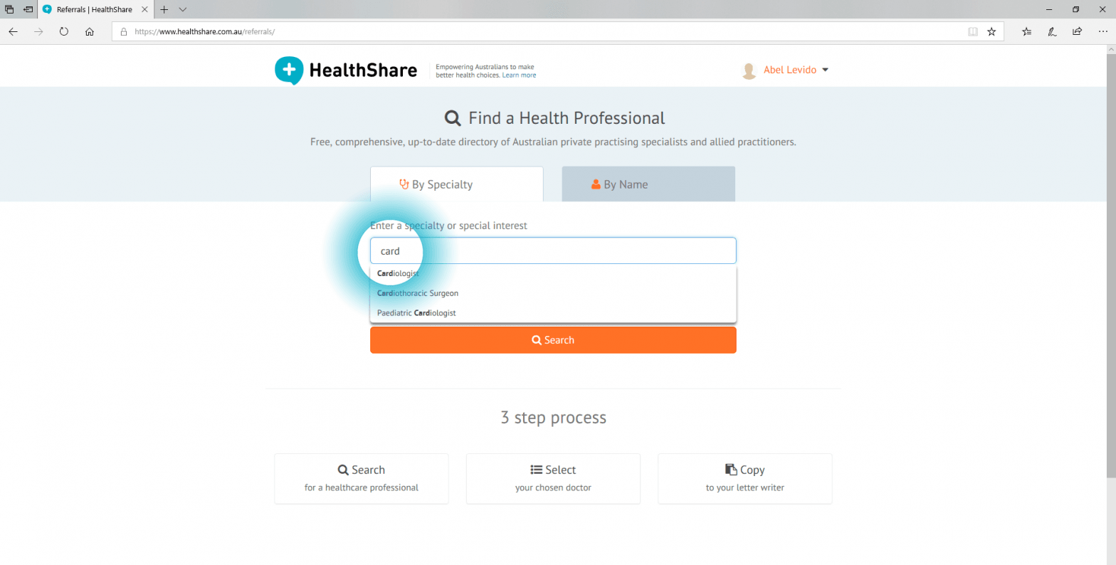 How to Guide: Referrals by HealthShare on HealthShare.com.au
