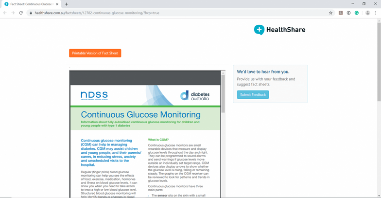 How to Guide: FactSheets by HealthShare in MedicalDirector